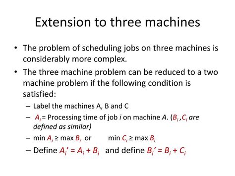Ppt Sequencing Algorithms For Multiple Machines Powerpoint