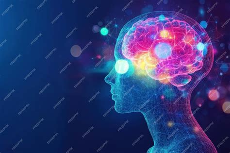 Neural Oscillation Visual Cortex And Neurolinguistics Neural Brain Illuminated With Glowing