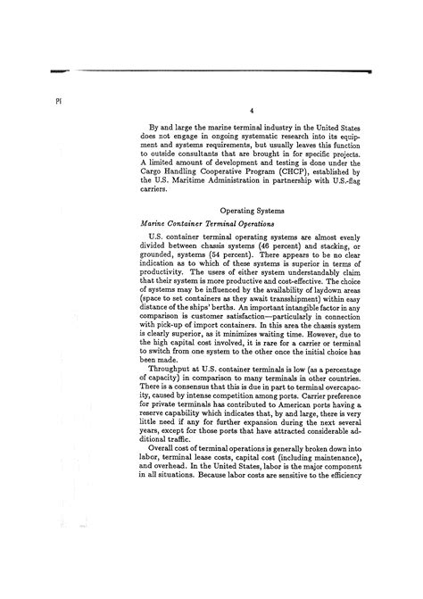 Improving Productivity In Us Marine Container Terminals National Research Council Free