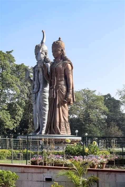 Big Statue Of Lord Sita Ram Near Delhi International Airport Delhi