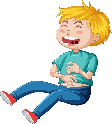 Personaje De Dibujos Animados Riendo