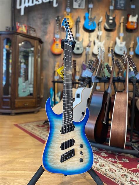 Ormsby Hype 7 String Quilted Blue Burst Run18a Reverb