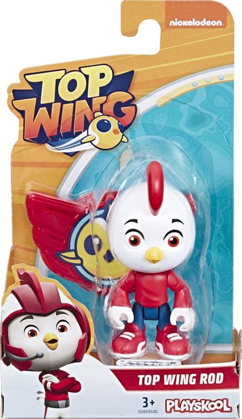 Top Wing Rod Figuur 7 Cm Groot Spaar Ze Allemaal Nickelodeon