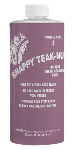 Snappy Teak Nu Formula No 1 For That Freshly Sanded Look Starbrite