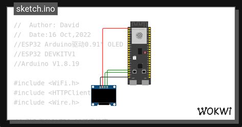 Ssd1306esp32s3 Wokwi Arduino And Esp32 Simulator