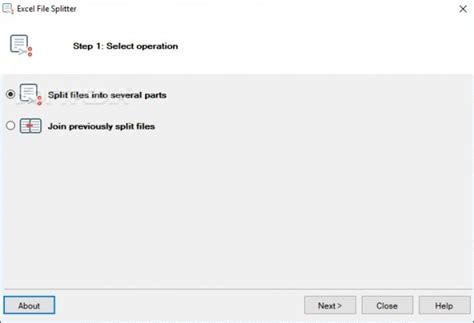 Excel File Splitter Download Softpedia