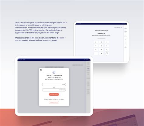 Pos System Design Ui Ux On Behance
