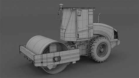 Cs56 Vibratory Soil Compactor 3d Model By Alpha3dst