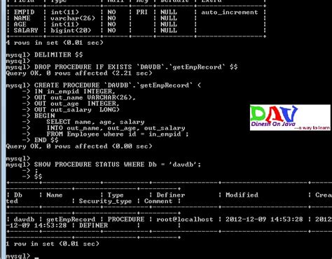 Stored Procedure With Simplejdbccall In Spring Dinesh On Java