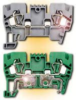 Feed Through Terminal Blocks Offer Tension Clamp Connection