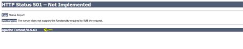 tomcat8 custom error page in tomcat for 501 error stack overflow