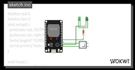 กานติมา งานที่5 Wokwi Esp32 Stm32 Arduino Simulator