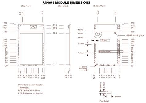 rn4678 bluetooth® dual mode modules microchip technology mouser