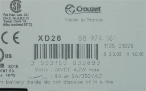 Crouzet Millenium 3 Smart Xd26 R Plc Aansturingsmodule 88974161 24 V Dc Btmarkt