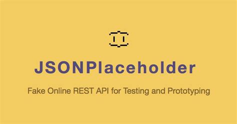 Jsonplaceholder Api Rest Online Fake Per Il Test E La Prototipazione Devapp