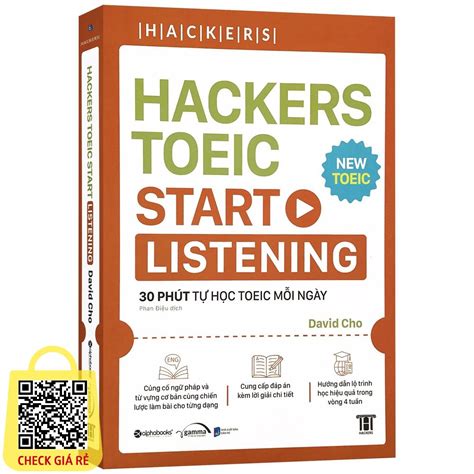 sách hackers toeic start listening thanh hà books