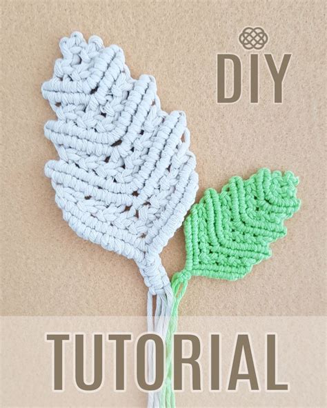Simple Leaf DIY Macrame Patterns Free Macrame Patterns Macrame Patterns Tutorials