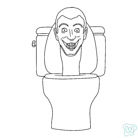 44 Skibidi Toilet Kleurplaat Print En Veel Plezier
