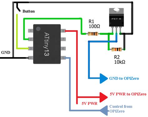 Распиновка attiny13 Программирование attiny13 attiny13a в arduino ide i flashdrive флешка