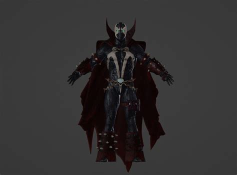 3d Model Hell Spawn Blender 3d Mesh Model Vr Ar Low Poly Cgtrader