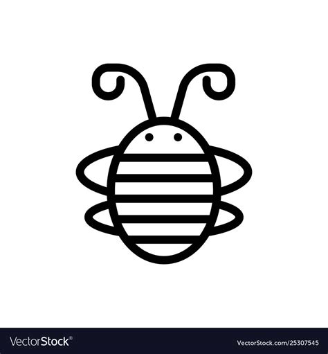 Bee Insect Beetle Bug Ladybird Ladybug Blue Vector Image