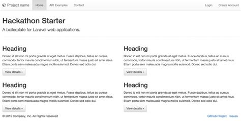 Laravel Hackathon Starter Boilerplate Package For Quick Start