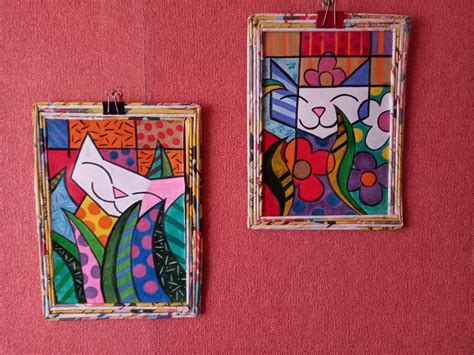 Картини абстракція котики — ціна 300 грн у каталозі Картини Купити товари для дому та побуту