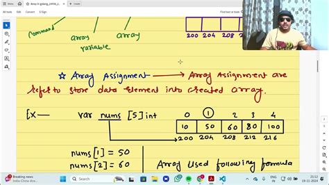 Golang Coding Session Array And Pointer Practical In Details Youtube