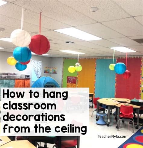 How To Hang Decorations From Your Classroom Ceiling Pingovox