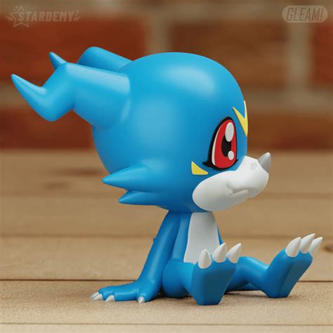 3d File Veemon Chibi 3 Models Digimon 02 Easy Print 🐉・3d Printing Template To Download・cults