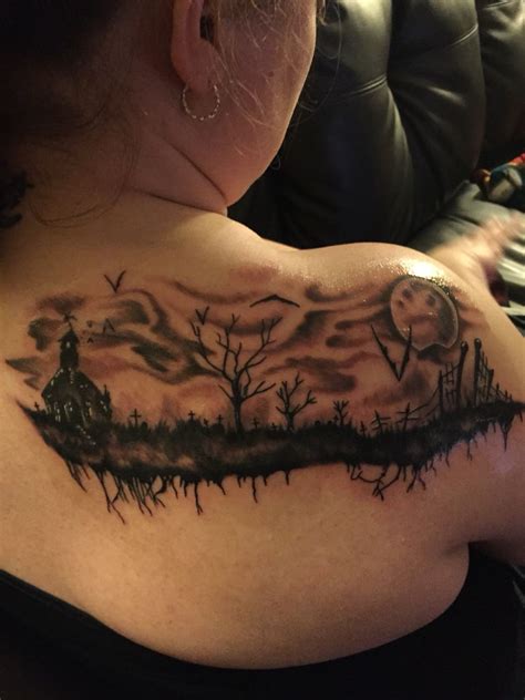 Creepy Graveyard Tattoos