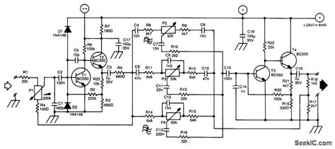UNIVERSAL AUDIO LINE AMPLIFIER Amplifier Circuit Circuit Diagram SeekIC Com