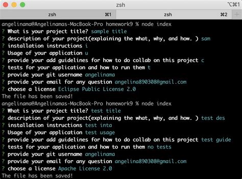 GitHub Angelinama Readme Generator AS A Developer I WANT A README Generator SO THAT Can