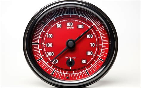 Premium Ai Image Circular Colorful Stunning Bus Speedometer Isolated