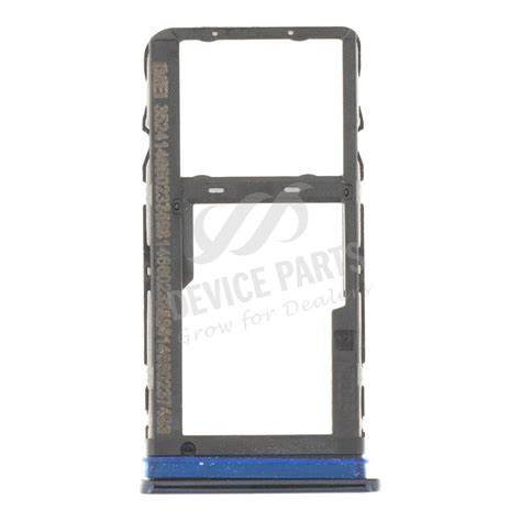 SIM Card Tray For TCL Dual Card Version Black Ori