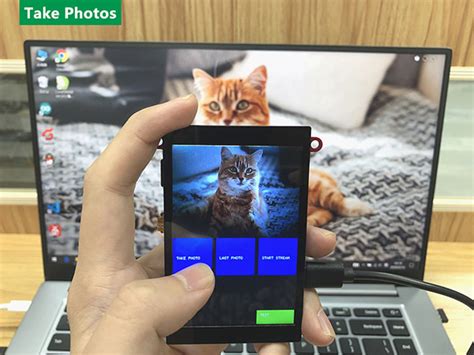 ESP TFT Touch Capacitive With Camera Makerfabs