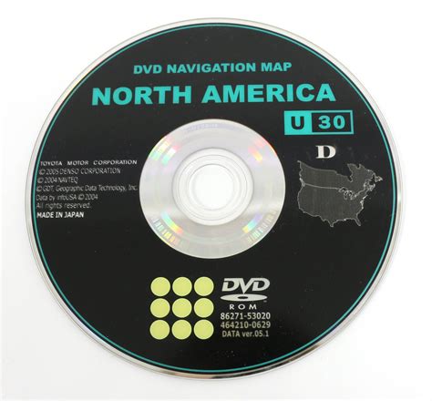 2006 2009 Toyota Lexus Scion Dvd Navigation Map North America U30 D 86