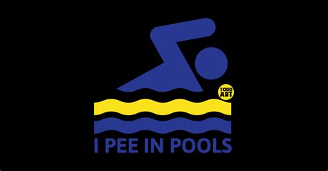 Pee Pools Pee Sticker Teepublic