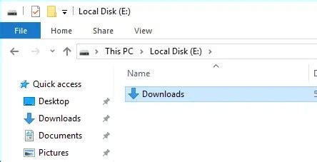 Downloads Folder Windows