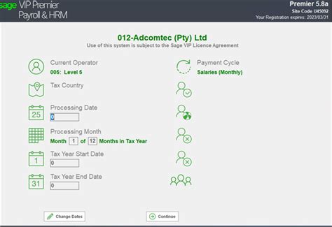 Date Setup Screen General Discussion Sage VIP Classic And Sage VIP Premier Community Hub