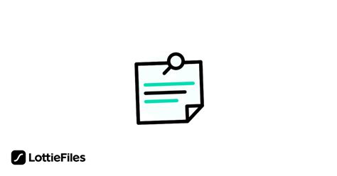 Free Note Icon Lottie Json Animation Animation By Tinymotion Lottiefiles