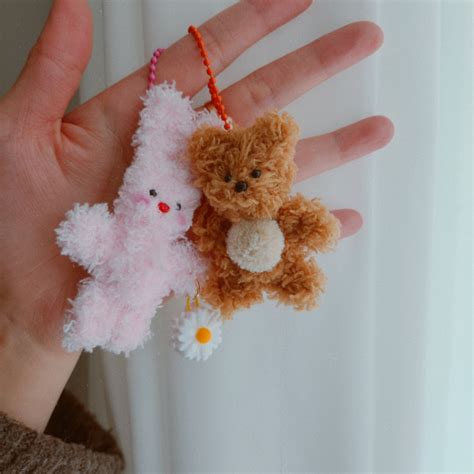 효작업실 곰돌이 키링🧸🤎 단길