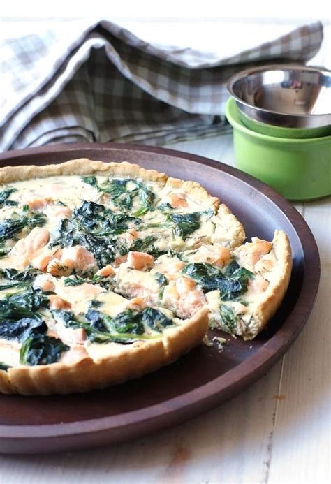 ПП киш со шпинатом и лососем на песочном тесте Food And Drink Food Recipes