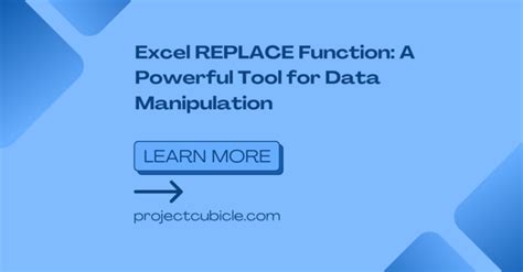 Excel Replace Function 5 Benefİts For Powerful Data Manipulation