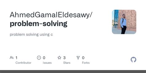 Github Ahmedgamaleldesawyproblem Solving Problem Solving Using C