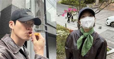 10년째 공개열애 김우빈♥신민아 시밀러 룩 日 데이트