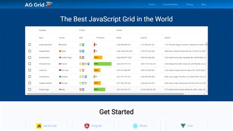10 Javascript Table Library And Plugins In 2024 Themeselection