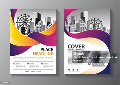 브로셔 디자인 현대적인 레이아웃 연례 보고서 포스터 화려한 삼각형a4의 전단지 기술 과학 밝은 배경의 시장을 위한 기하학적 모양 0명에 대한 스톡 벡터 아트 및 기타 이미지