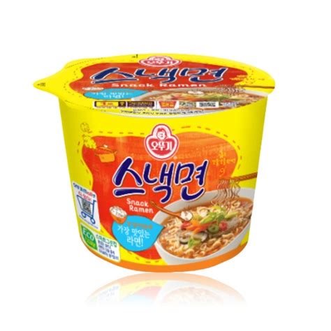 마트로몰 오뚜기 스낵면 큰컵 컵라면 90g X 12개
