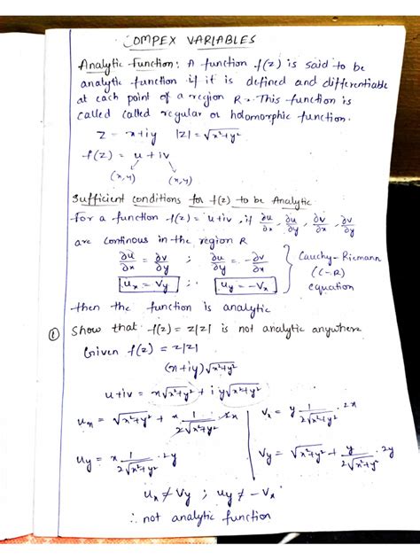 Complex Variables Pdf